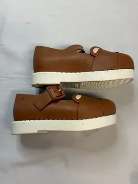 Mini Melissa | Shoes | Mini Melissa Brown Bear Jelly Mary Jane Sandals ...